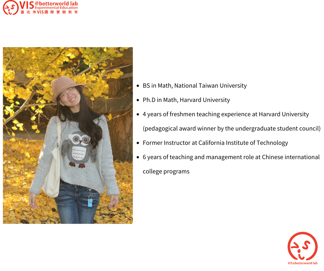 PeiYu Tsai, Ph.D. - VIS國際實驗教育